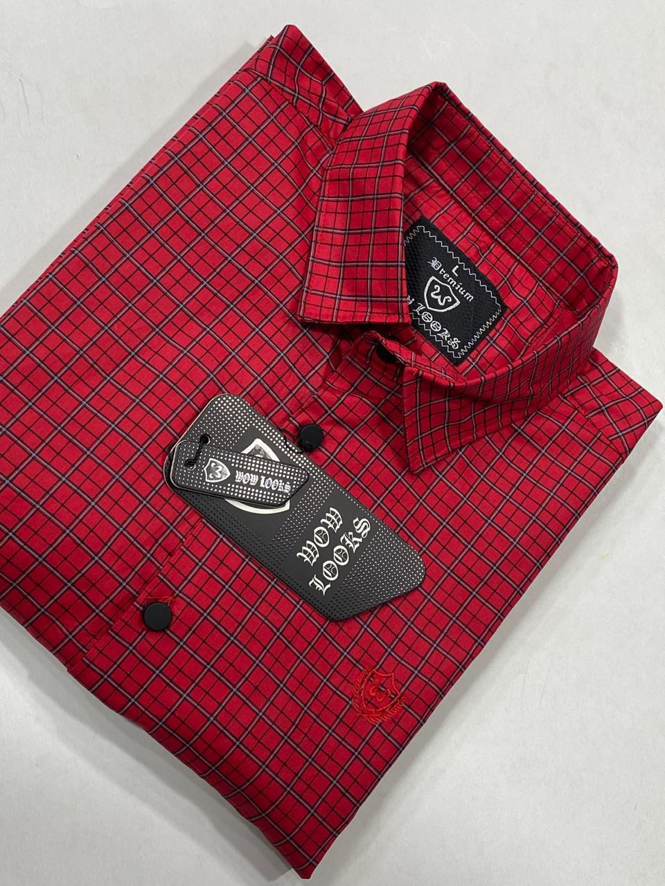 Full Sleeve Check Shirt for Men || 1060